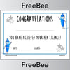 FREE Pen Licence Certificate | PlanBee