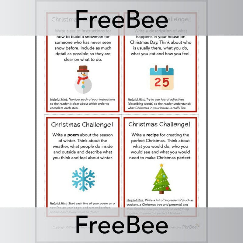 Christmas Activities KS1 and KS2 PlanBee Teaching Resources