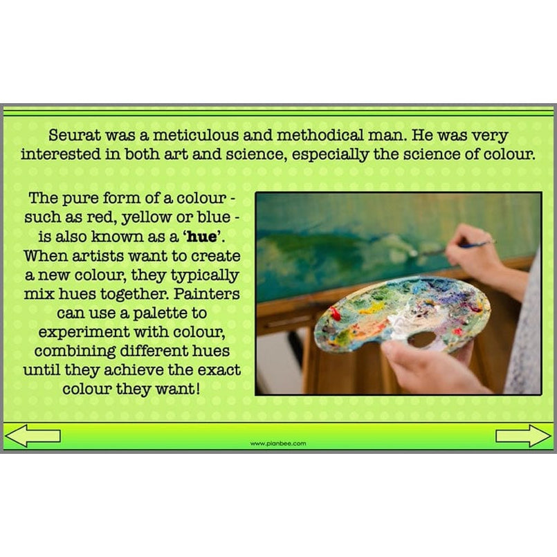 Seurat and Pointillism KS2 Lesson Plans and Art Projects — PlanBee