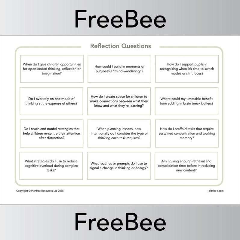 FREE The Creative Brain Resource Pack — PlanBee