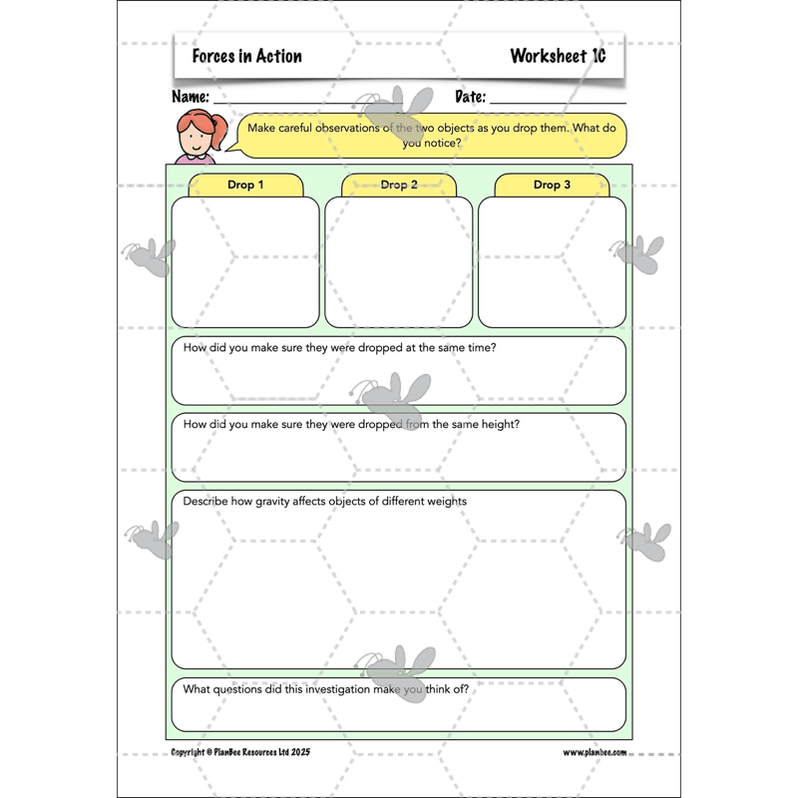 Forces in Action: Science Forces Year 5 PlanBee lesson pack