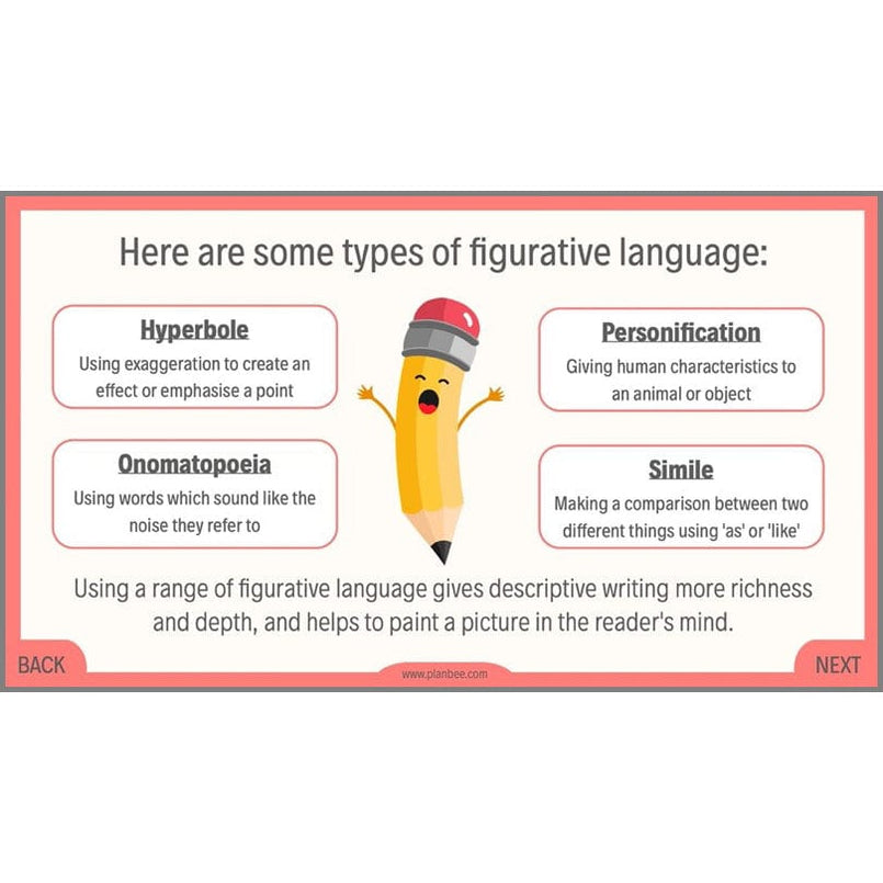 Figurative Language KS2 Lesson Pack | PlanBee