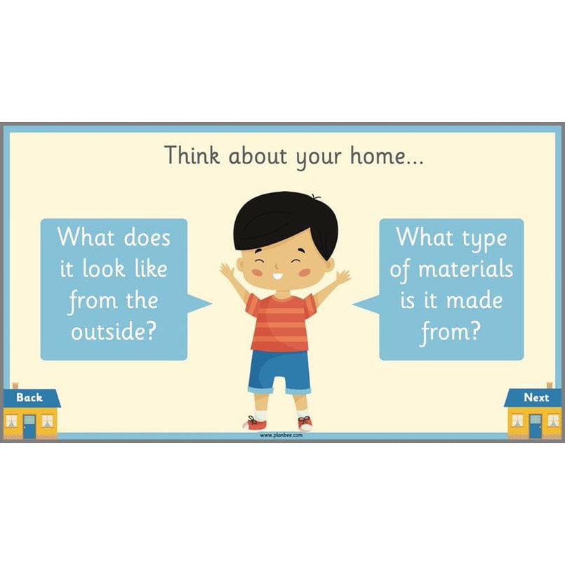 KS1 Homes in the Past History Lesson Pack by PlanBee