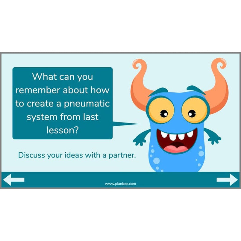 Moving Monsters Year 3 KS2 Pneumatics Lessons by PlanBee