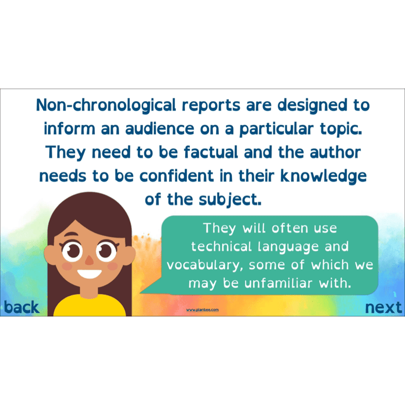 Non-chronological Reports Year 6 English Planning — PlanBee
