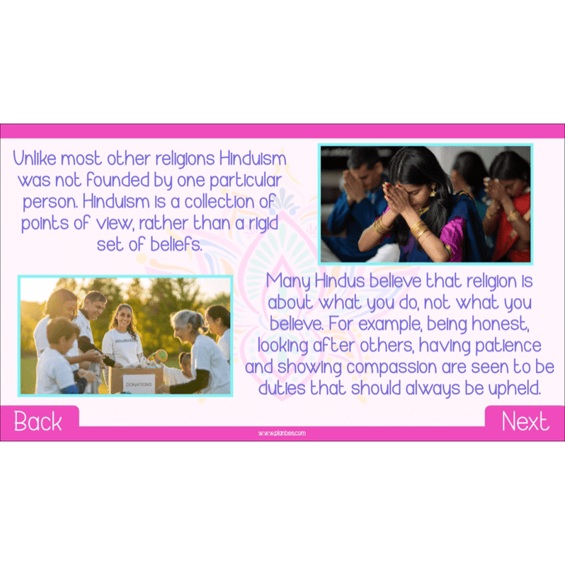 Primary Resources Hinduism KS2 RE Lesson Pack | PlanBee