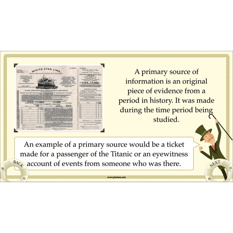 Titanic KS2 Lesson Plans and Resources | Primary History — PlanBee