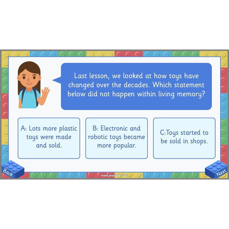 Toys Past and Present | KS1 History Lesson Pack by PlanBee