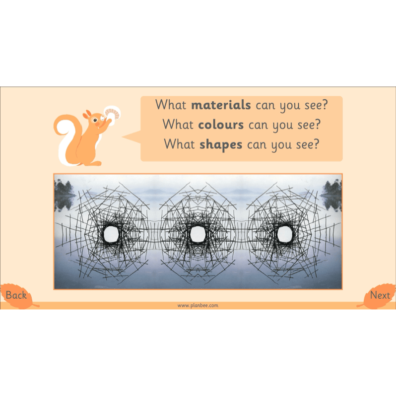 Andy Goldsworthy KS1 Art Lesson Plans created by PlanBee