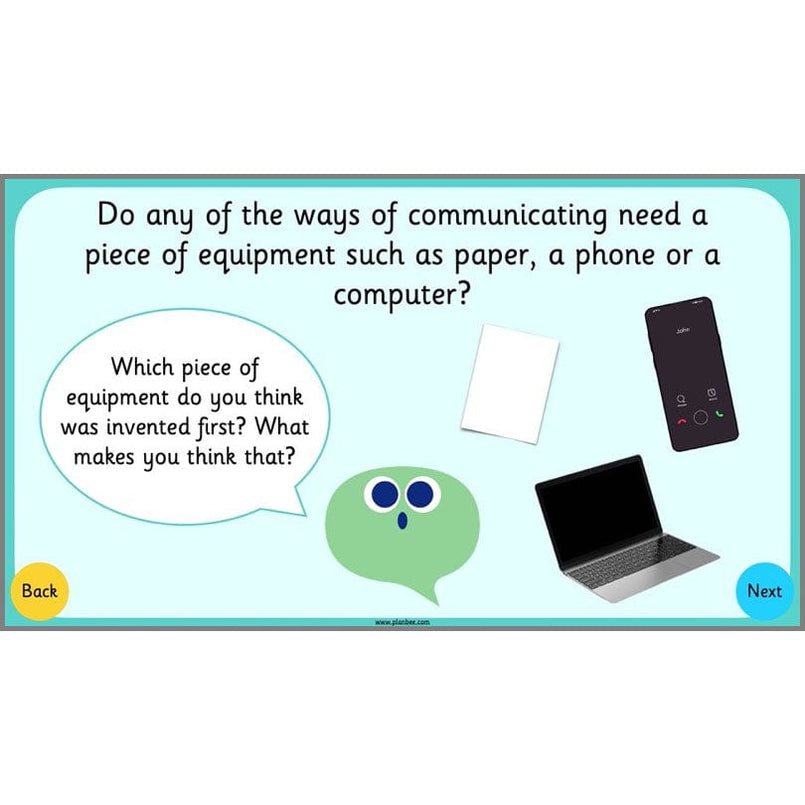 Communication Then and Now: Primary History Plans for KS1 — PlanBee