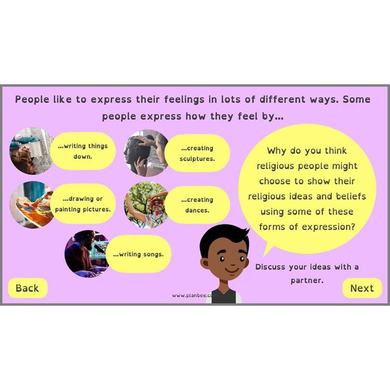 Expressing Faith through the Arts KS2 RE lessons by PlanBee