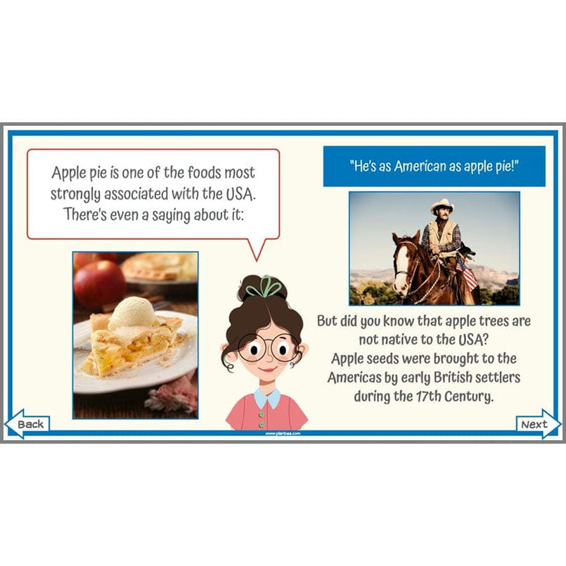 Food of the USA KS2 DT Cookery Lessons by PlanBee
