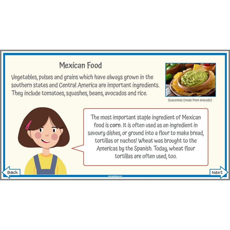 Food of the USA KS2 DT Cookery Lessons by PlanBee