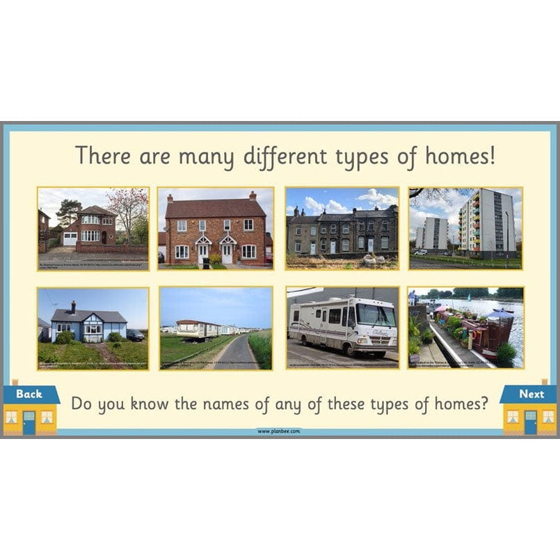 KS1 Homes in the Past History Lesson Pack by PlanBee