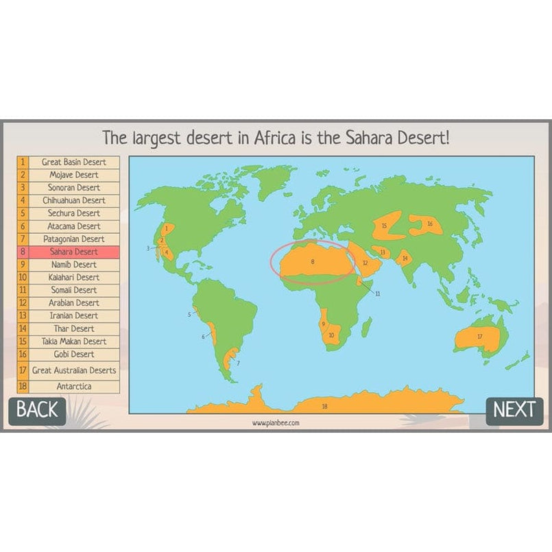 In the Desert KS2 Geography Lesson Pack — PlanBee