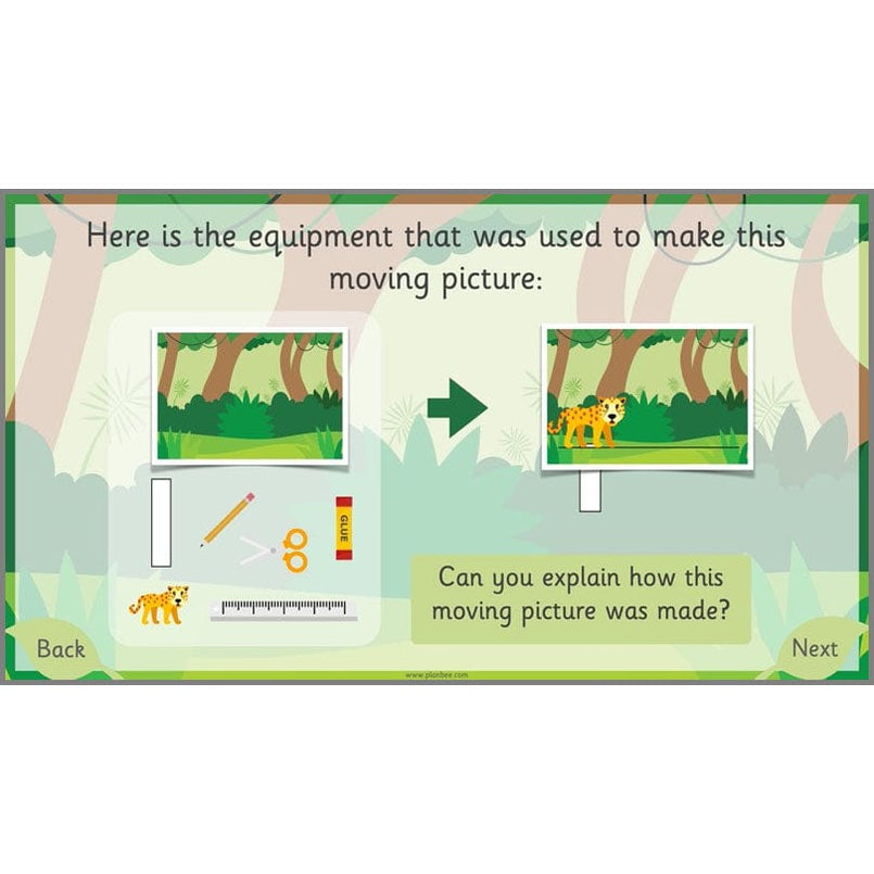 Jungle-themed Sliders and Levers KS1 Lesson Pack | PlanBee