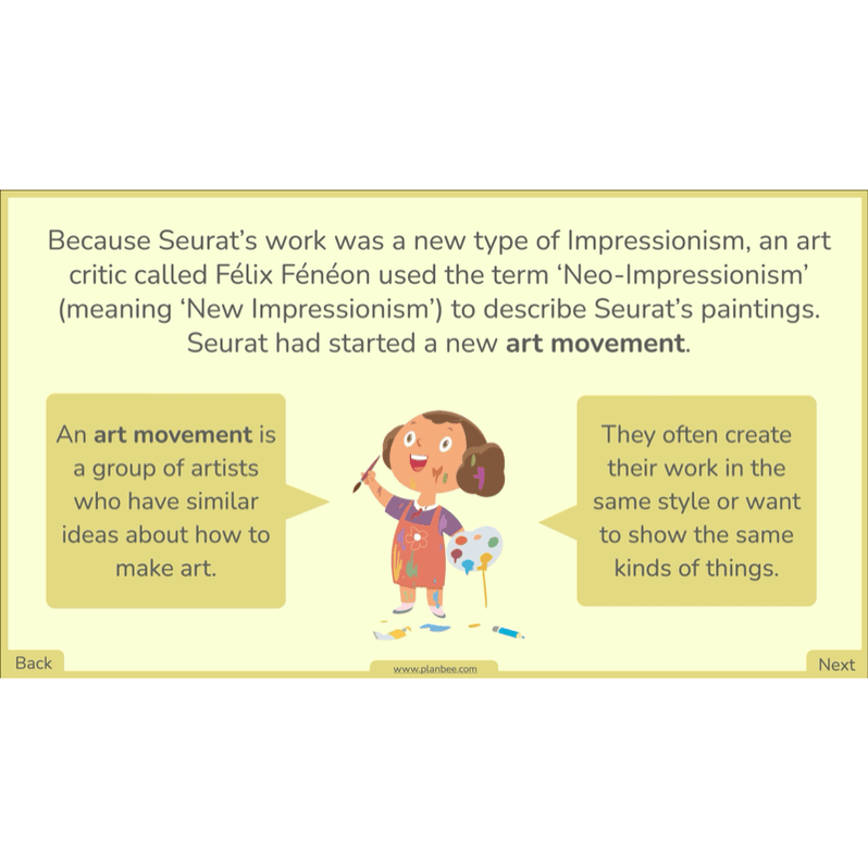 Seurat and Pointillism KS2 Lesson Plans and Art Projects — PlanBee