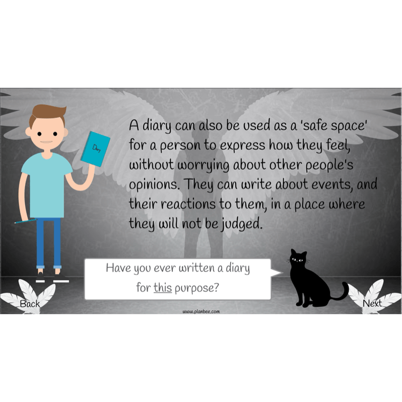 Skellig Diary Entries KS2 | Year 6 English Lesson Pack — PlanBee