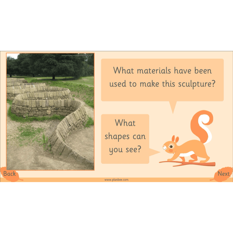 Andy Goldsworthy KS1 Art Lesson Plans created by PlanBee