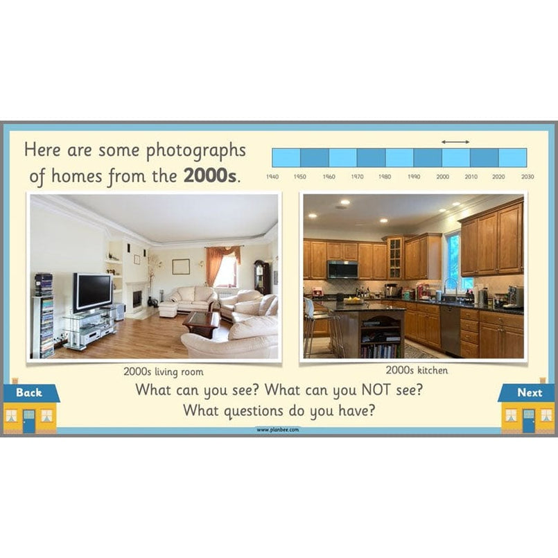 KS1 Homes in the Past History Lesson Pack by PlanBee