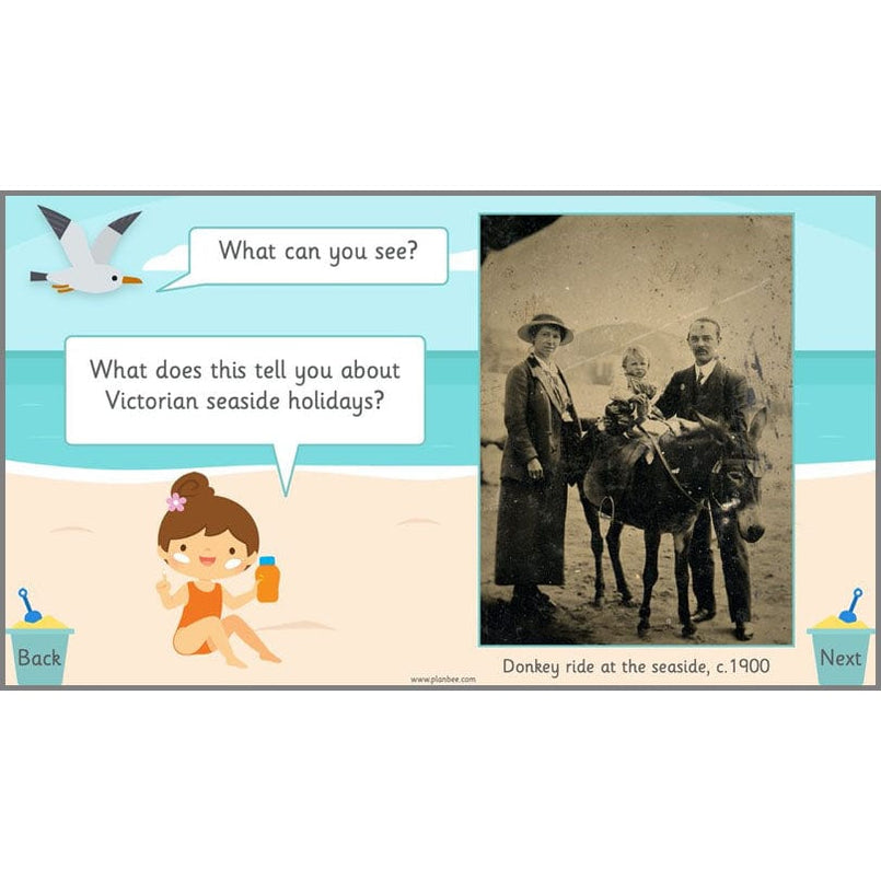 Seaside Holidays in the Past KS1 History Lessons | PlanBee