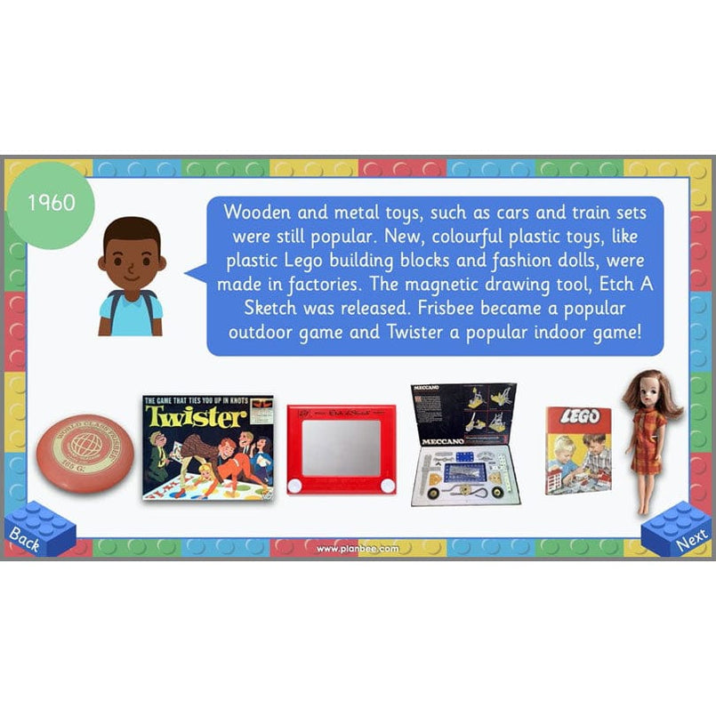 Toys Past and Present | KS1 History Lesson Pack by PlanBee