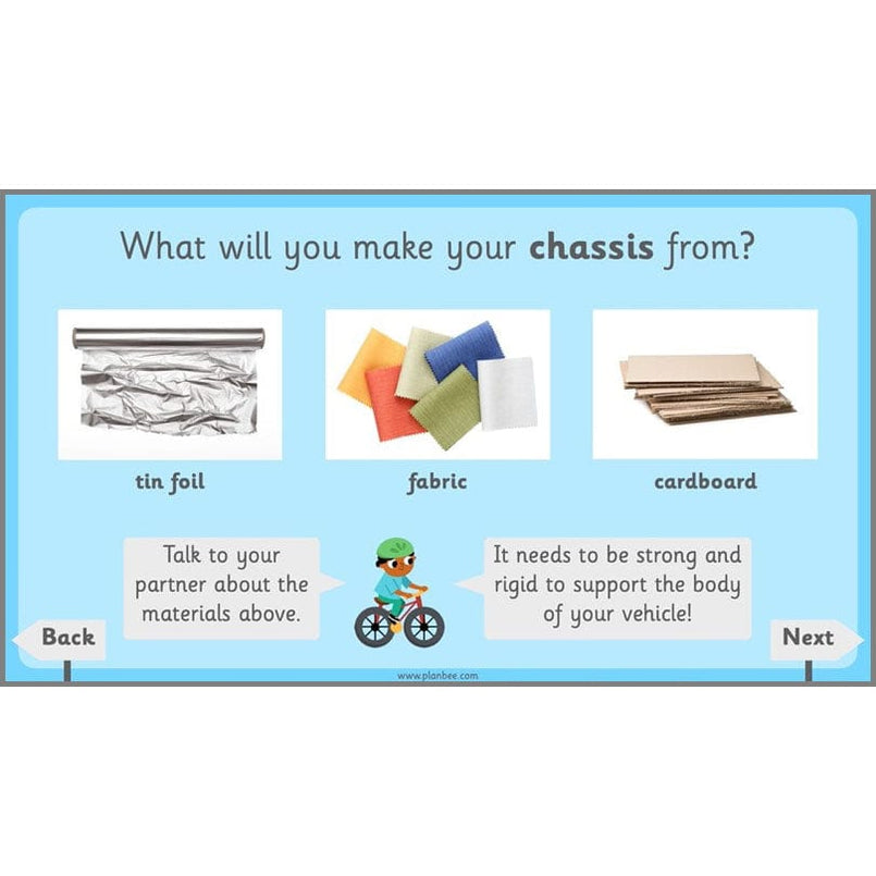 Moving Vehicles KS1 Year 2 DT Lesson Planning by PlanBee