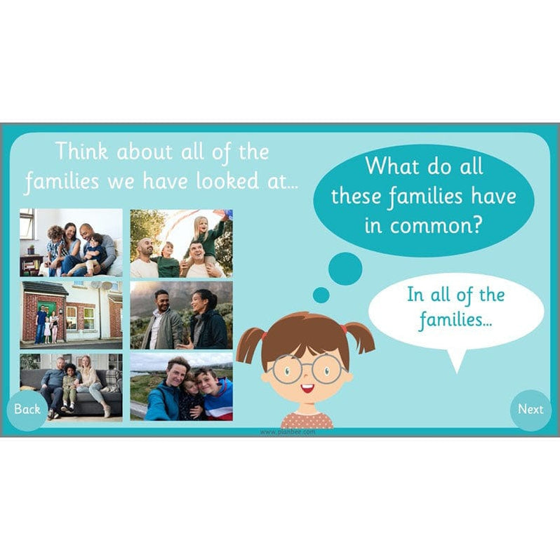 What is a Family? KS1 PSHE lessons by PlanBee