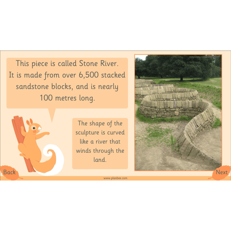 Andy Goldsworthy KS1 Art Lesson Plans created by PlanBee