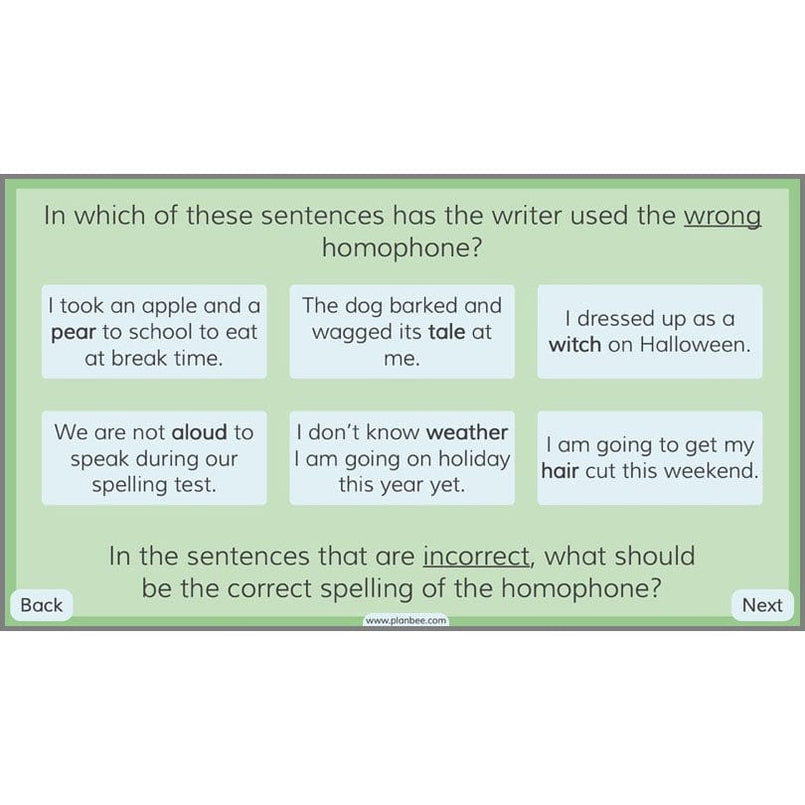 Homophones KS2 | Year 3 English Lesson Pack — PlanBee