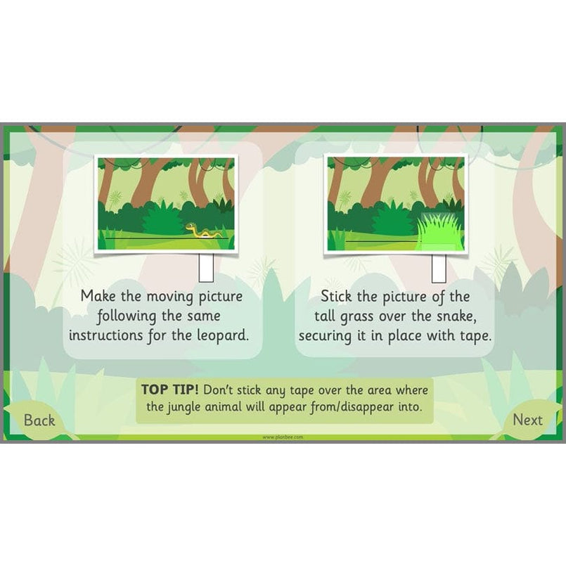 Jungle-themed Sliders and Levers KS1 Lesson Pack | PlanBee