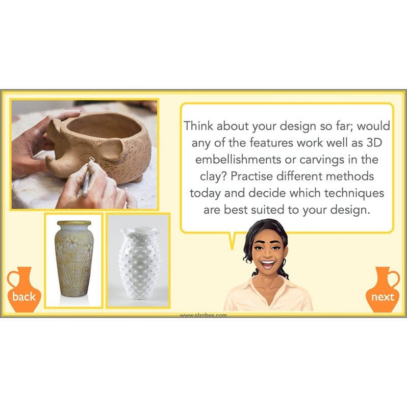 Sculpting Vases - Sculpture Art Lessons for KS2 by PlanBee