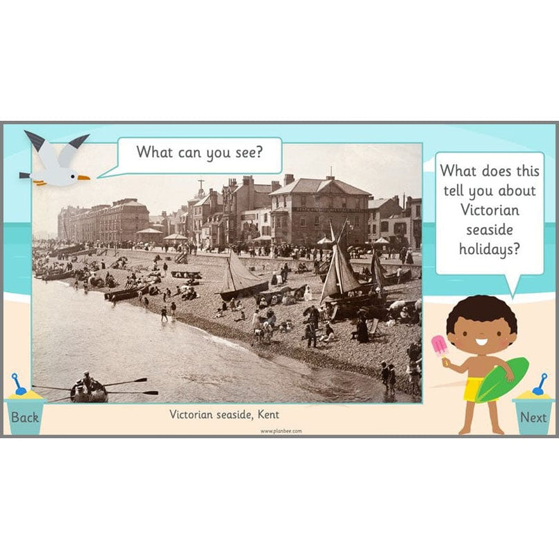 Seaside Holidays in the Past KS1 History Lessons | PlanBee