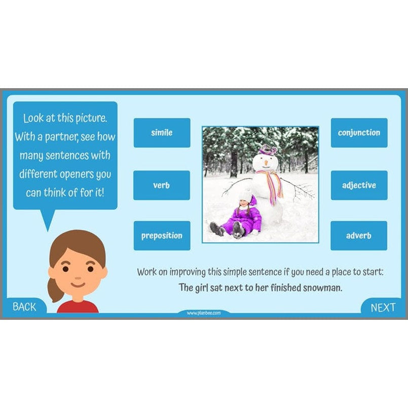 Sentence Openers KS2 Lesson Pack | PlanBee