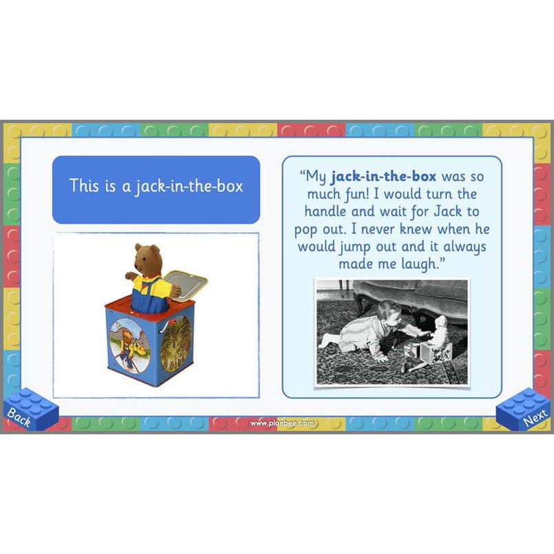 Toys Past and Present | KS1 History Lesson Pack by PlanBee