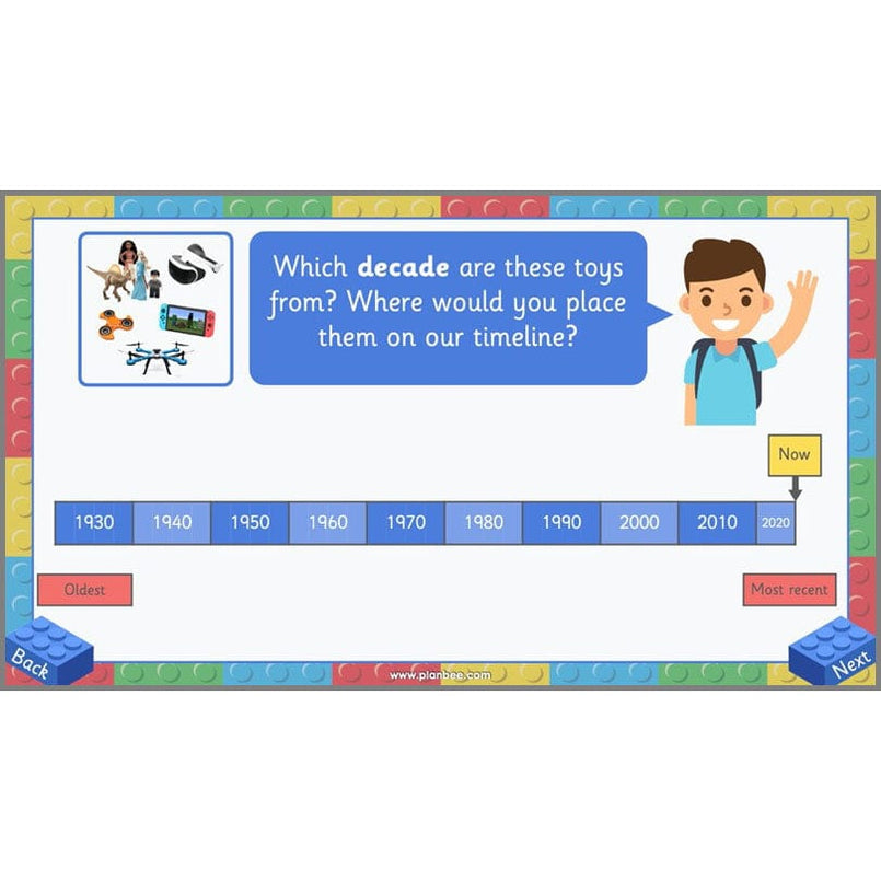 Toys Past and Present | KS1 History Lesson Pack by PlanBee