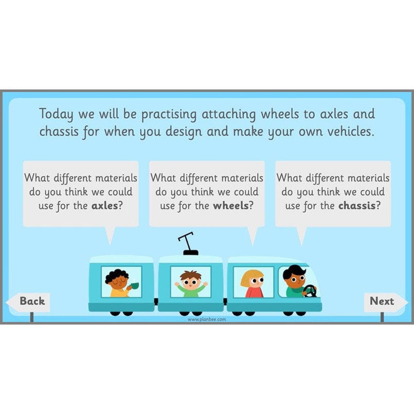 Moving Vehicles KS1 Year 2 DT Lesson Planning by PlanBee
