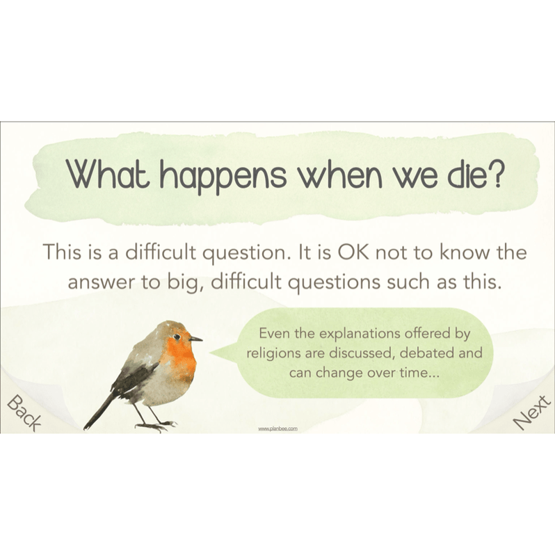 What happens when we die? KS2 RE Lesson Plans — PlanBee