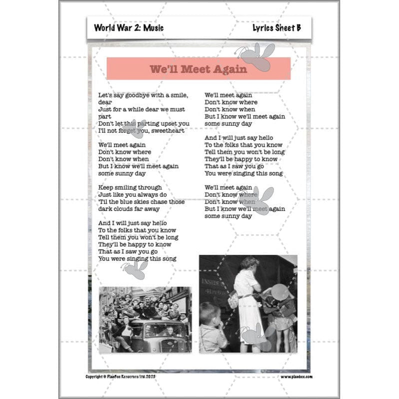 World War 2 (LKS2) Topic Enrichment Lesson Pack — PlanBee