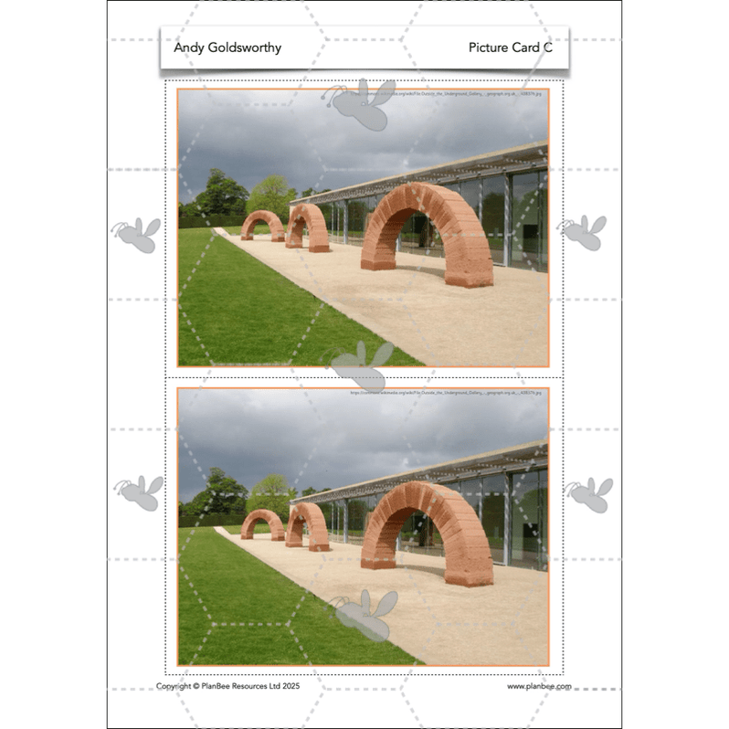 Andy Goldsworthy KS1 Art Lesson Plans created by PlanBee