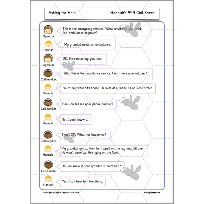 Asking for Help Year 2 PSHE lessons by PlanBee