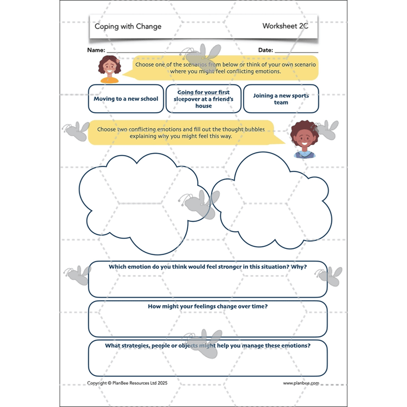 Coping with Change - Year 6 Transition PSHE Activities — PlanBee