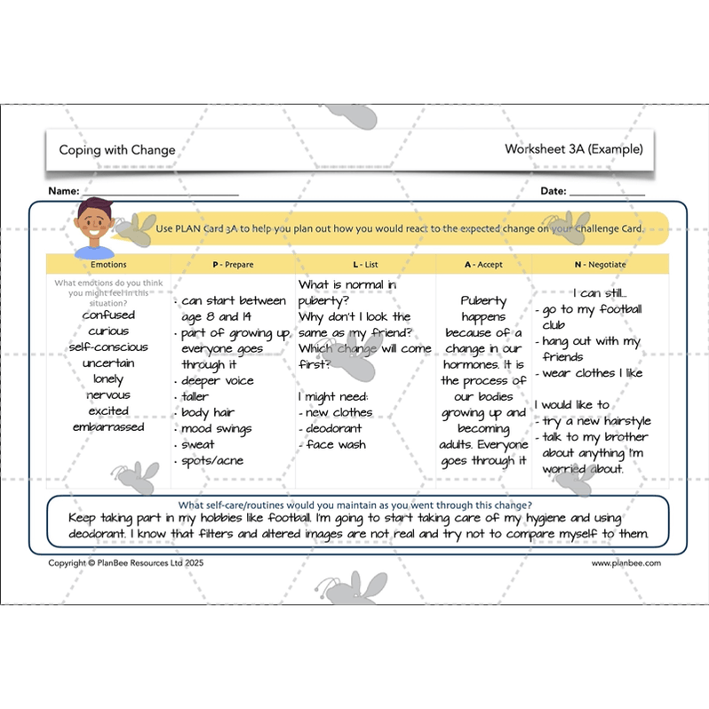 Coping with Change - Year 6 Transition PSHE Activities — PlanBee