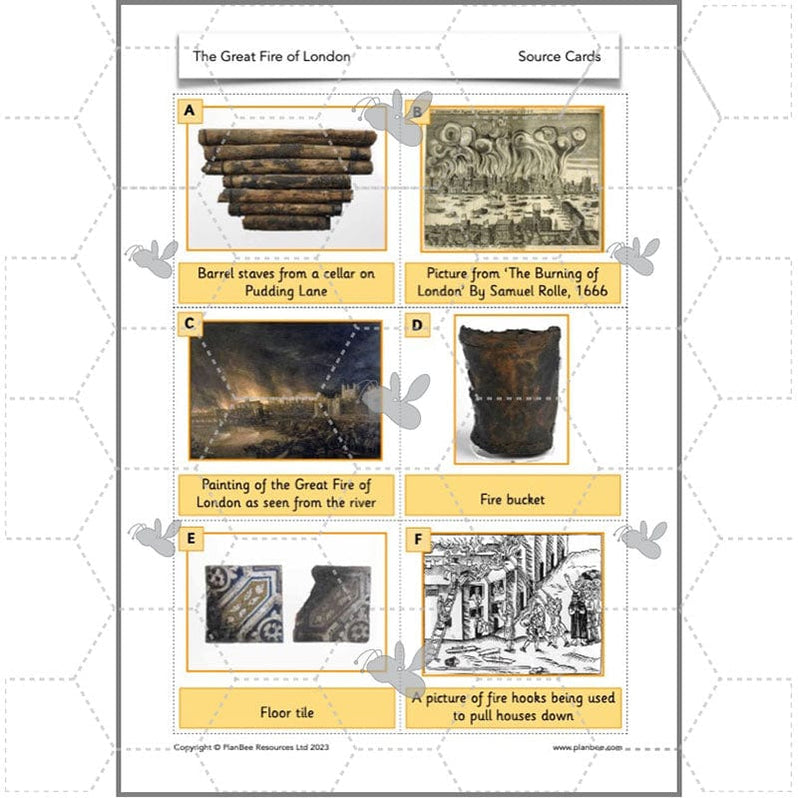 The Great Fire of London KS1 Resources & Activities — PlanBee