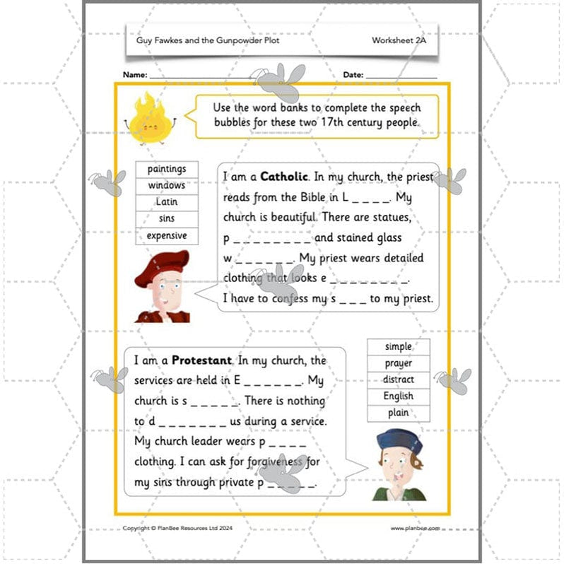 Guy Fawkes KS1 Resources & Lesson Plans | Gunpowder Plot — PlanBee