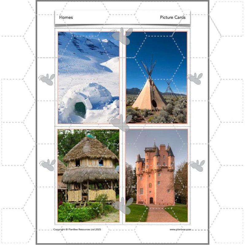 Houses and Homes KS1 DT Lesson Pack by PlanBee