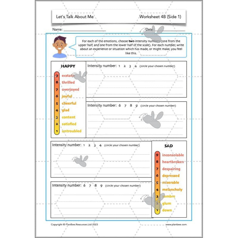 Let's Talk About Me | Year 3 PSHE Lessons — PlanBee