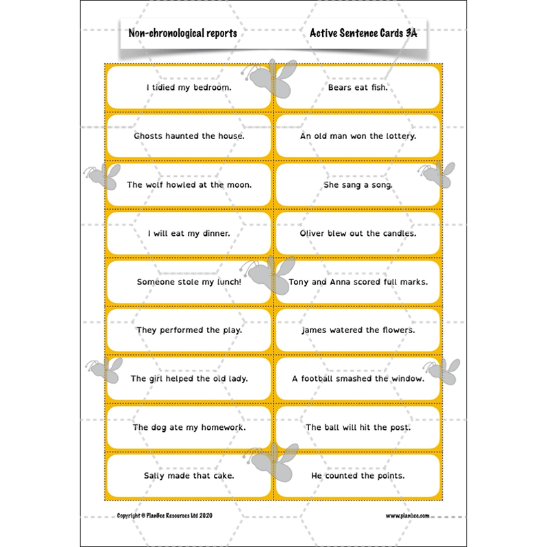Non-chronological Reports Year 6 English Planning — PlanBee