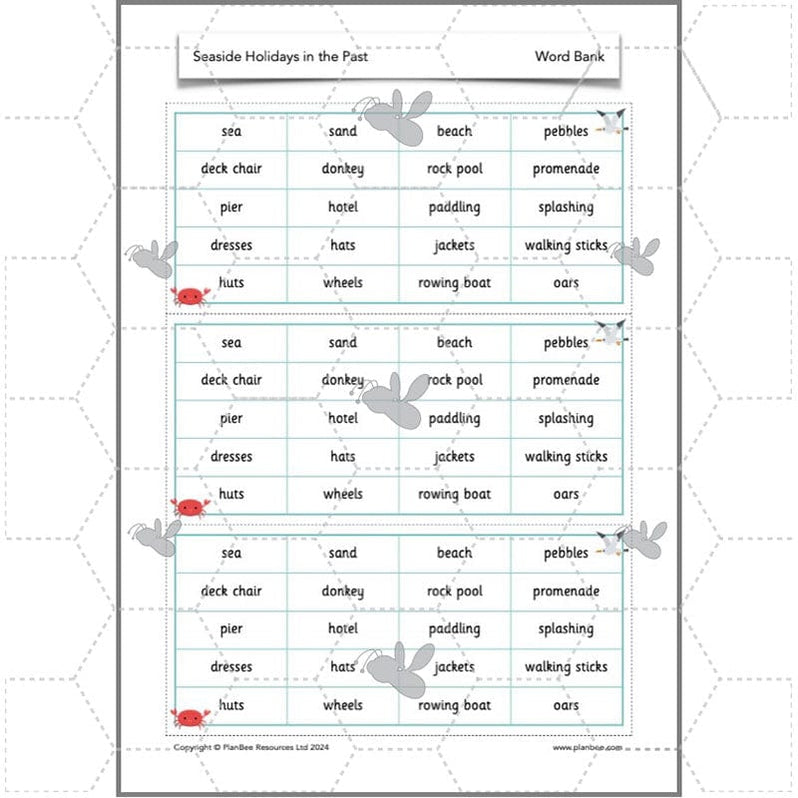 Seaside Holidays in the Past KS1 History Lessons | PlanBee