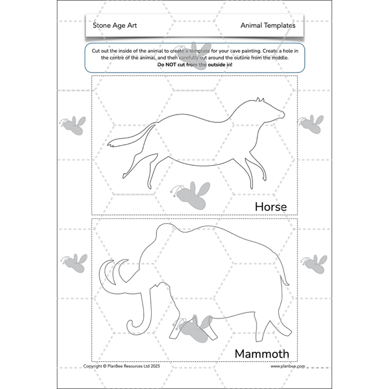 Stone Age Art KS2 lessons — PlanBee